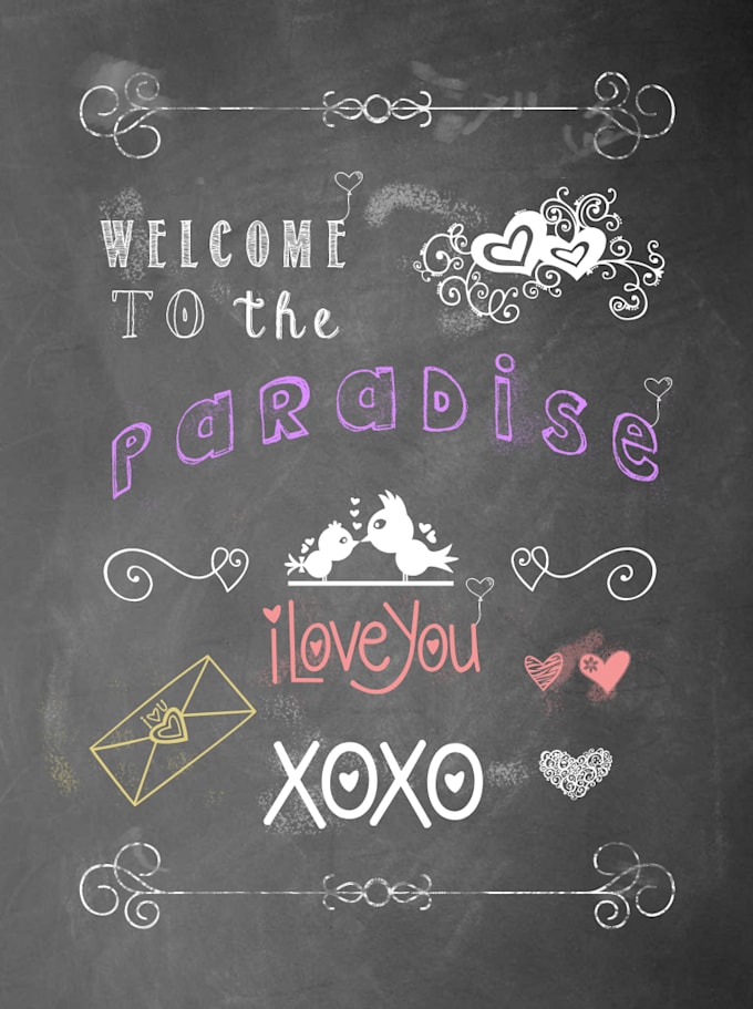 Create eye catching chalkboard designs by Dilip_47 | Fiverr