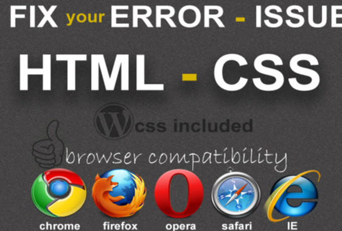 Fix your html,css, javascript, jquery bugs by Parthjasani | Fiverr