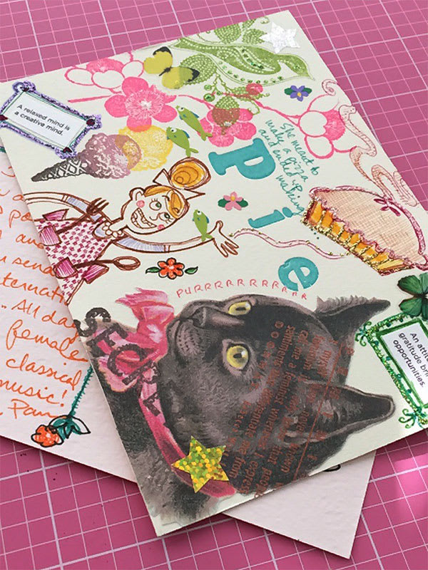 Create a unique handmade postcard by Pamwinters | Fiverr