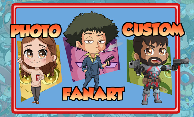 Draw You A Cute Custom Anime Chibi Character Design By Pencilbleed Fiverr