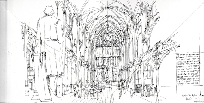 Create a stylish sketch of your favourite place and city by ...