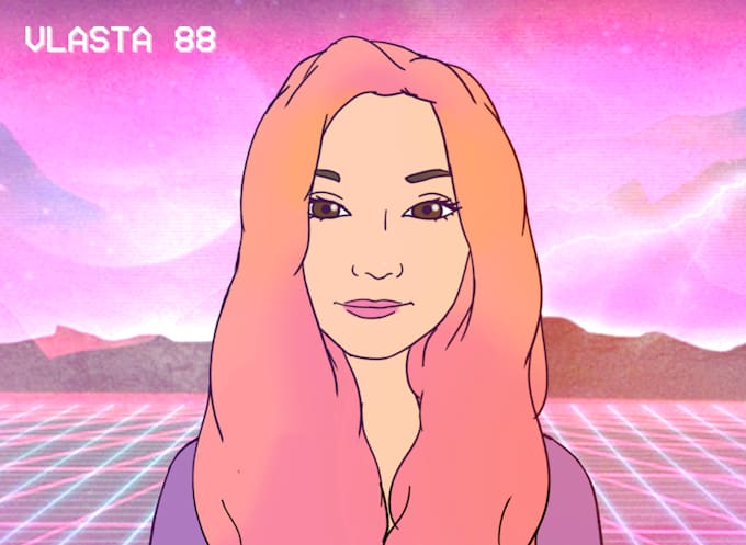 Draw your 80s style cartoon portrait by Nikitagarets | Fiverr