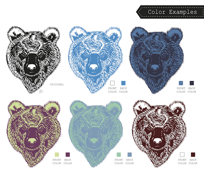 Draw any animal in digital linoleum style by Anacuellar | Fiverr