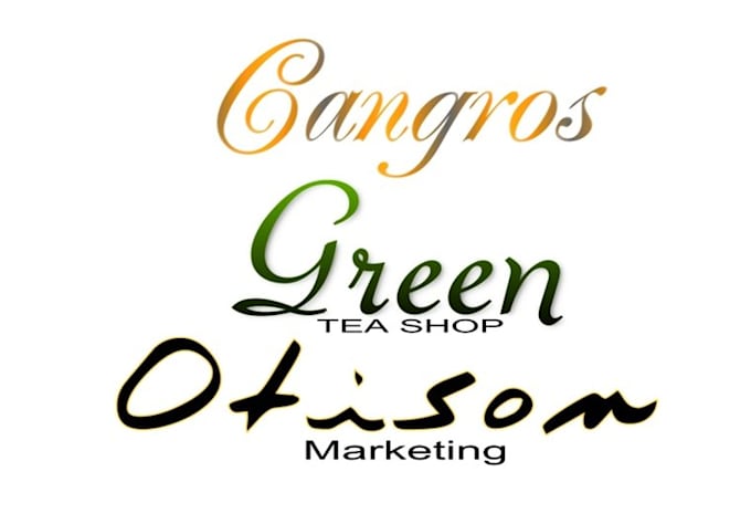 Design 5 diffent types of really cool professional signature logo ...