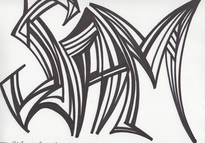 Draw your name or a cool design by Mattsobel | Fiverr