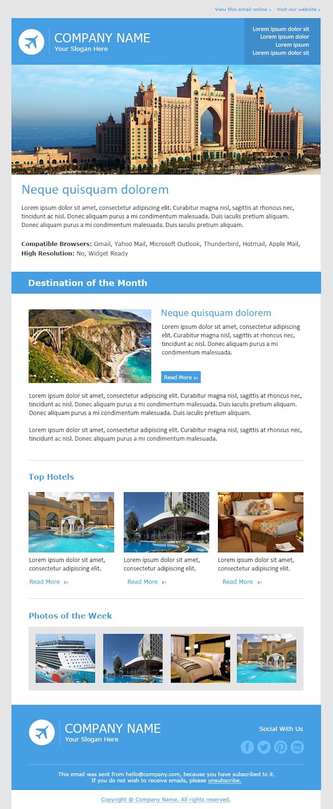 Design eye catching constant contact email template by Amiaktapagol652 ...