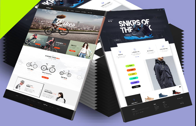 Do professional landing page mockup by Isharul | Fiverr