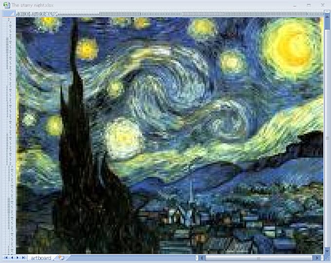 Make an excel art from the photos you prepared by Fujori | Fiverr