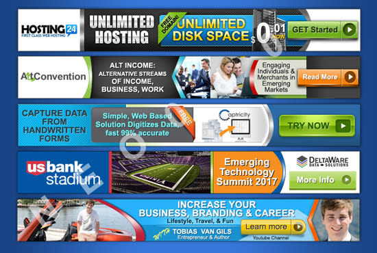 Create static google web banner ads design modern jpeg psd by Neo010 ...