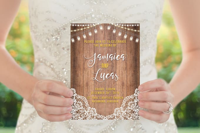 Design awesome single page invitation for any occassion by Misterfoxgm ...