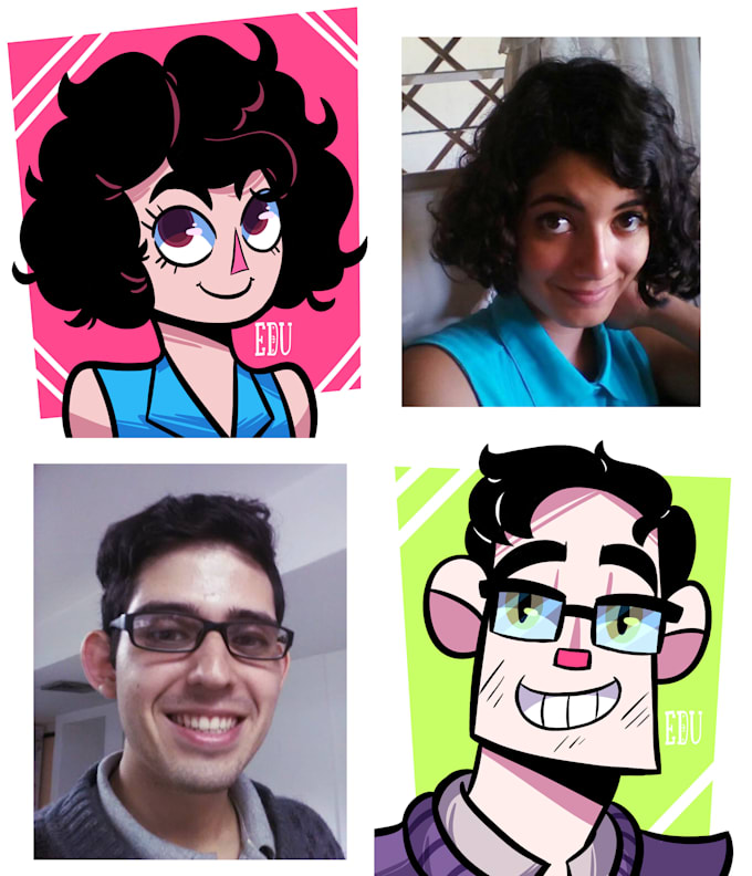 Make a fun cartoon of you by Edupatilla | Fiverr