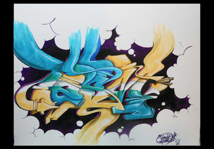 Create a custom graffiti design by Idrawandstuff | Fiverr