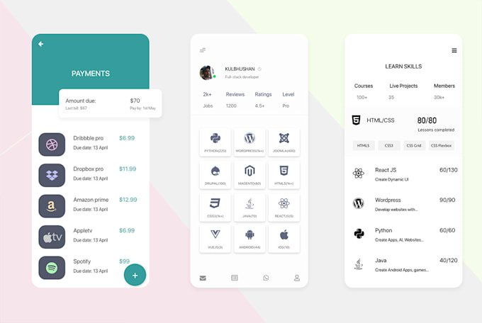 Design App Mockup Wireframe Prototype Ui By Coorgi Fiverr