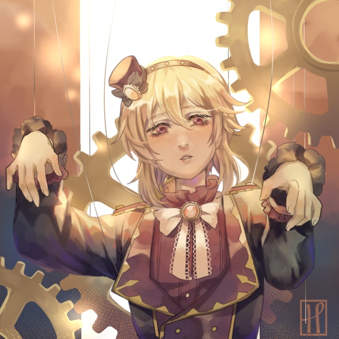 Draw waist up in anime style by Hiranadira | Fiverr