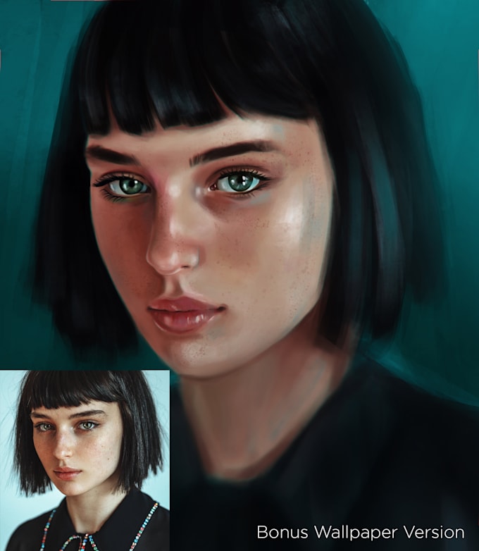 Make a realism digital painting by Gdiva_ | Fiverr Make a realism digital painting by Gdiva_ | Fiverr