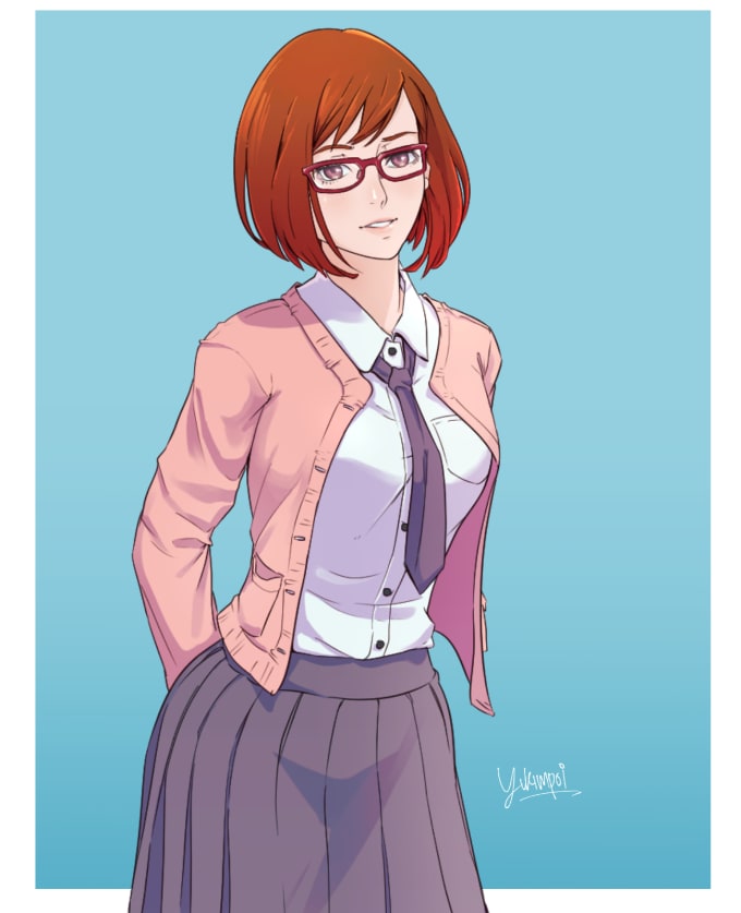 Draw character design, oc or fanart with webtoon style by Yukimpoi | Fiverr