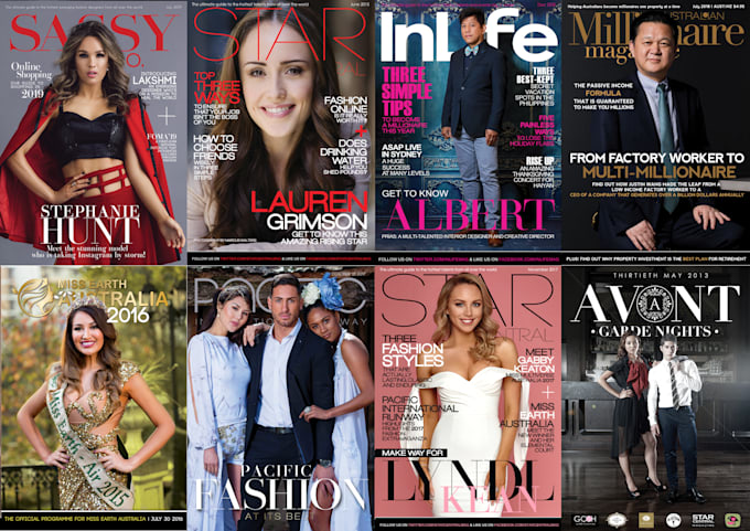 Get you featured on the cover of an international magazine by ...