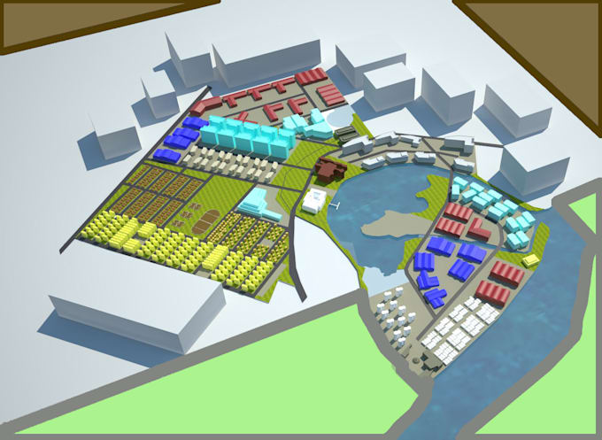 Create a site block model by Habitatstudiouk | Fiverr