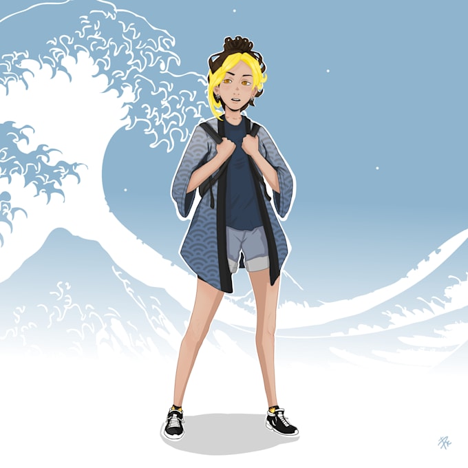 Illustrate or design a character your request by Zeppelite | Fiverr
