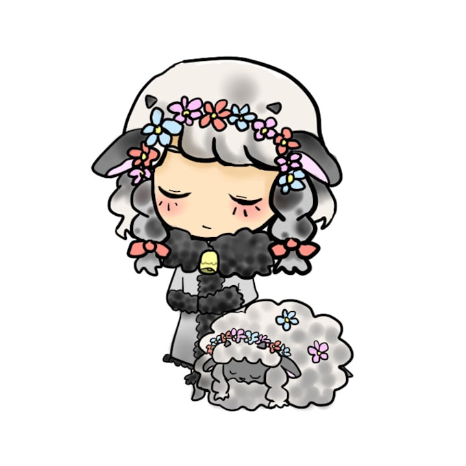 Draw cute custom chibi, stickers, illustration designs by Yuuyanyan ...