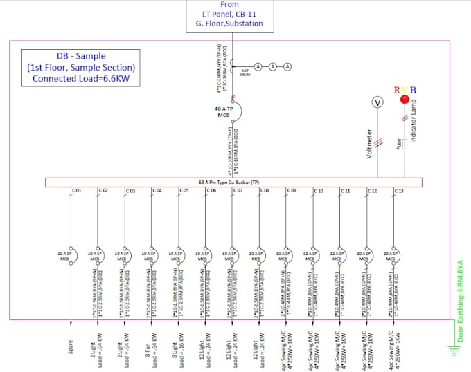 Draw autocad 2d electrical drawings industrial, residential by Arifin ...