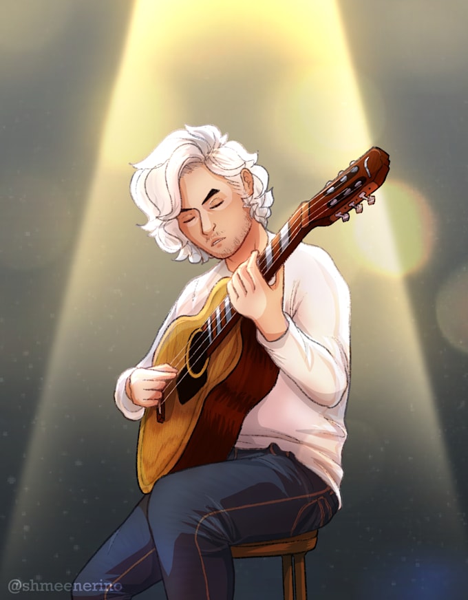 Illustrate a spectacular personalized digital illustration by ...