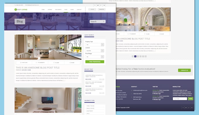 Design modern age ui design for websites by Sabbir707 | Fiverr