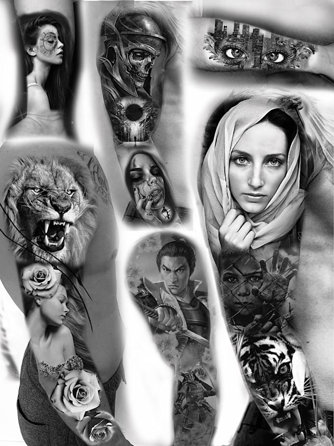 Design your ideeas to create a unique project tattoo by And07r3i | Fiverr