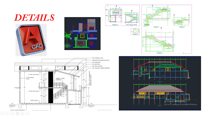 Design blueprint full architectural drawings in autocad by Ac ...