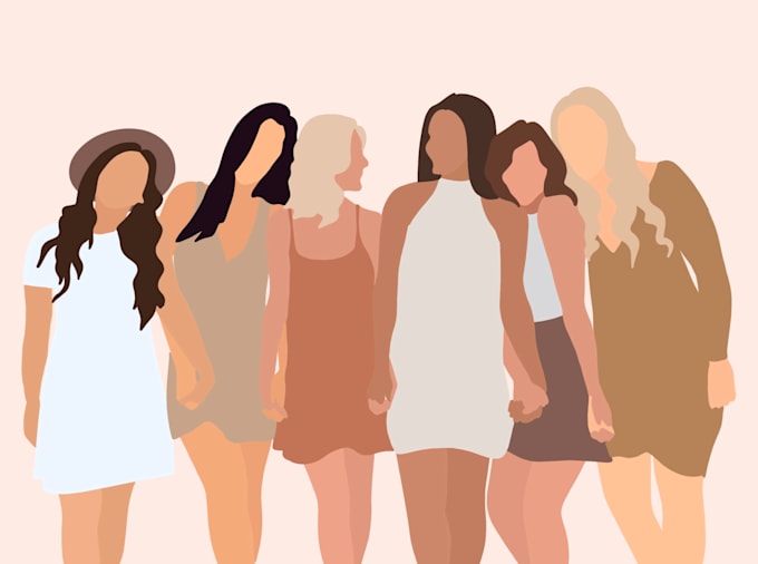 Create custom vector tracing illustrations by Audreymasters | Fiverr