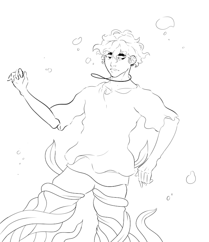 Draw waist up of any character by Hxecal | Fiverr