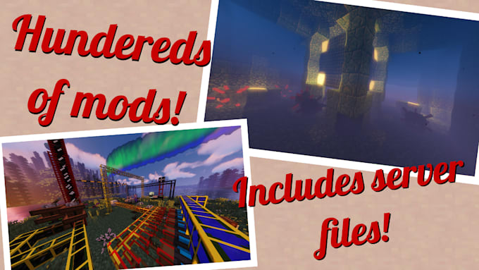 Design your custom minecraft modpack by Arvinthedesignr | Fiverr