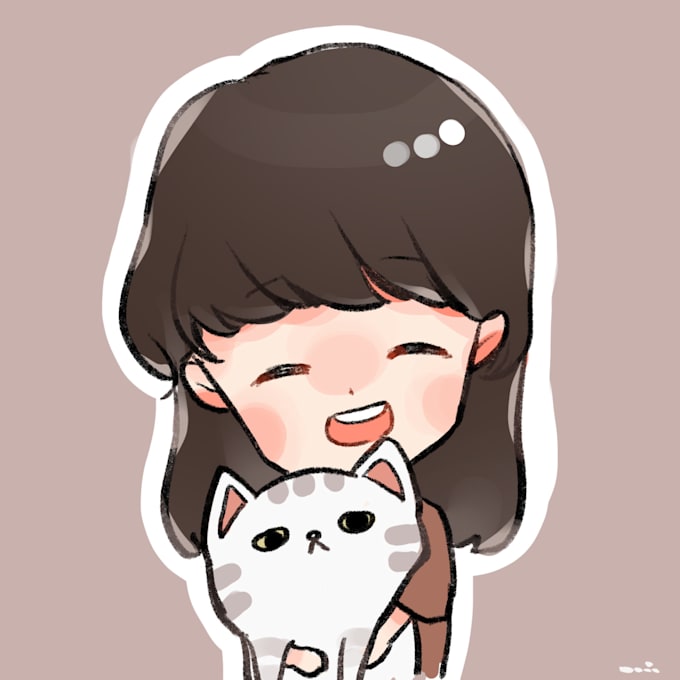 Draw you a cute portrait, avatar, icon, and profile picture by ...