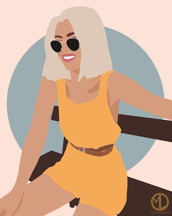 Draw simple and cute illustration by Itslegarra | Fiverr