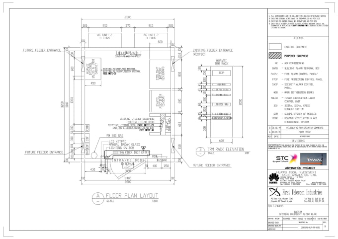 Do telecom design telecom drawing by Nazim0078 | Fiverr
