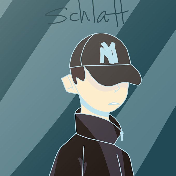 Draw a full body profile picture for you by Linyxthecat | Fiverr