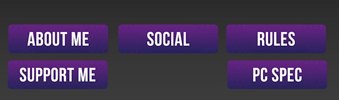 Design twitch profile panels by Mitsore | Fiverr