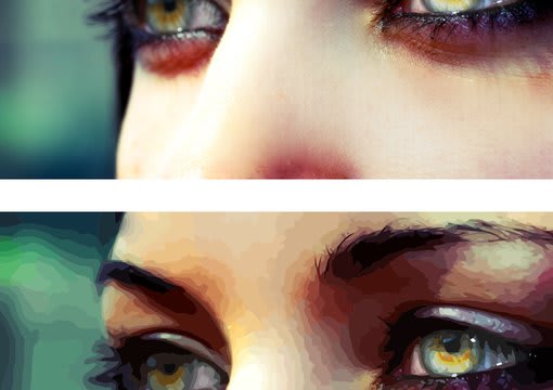 Vectorize your raster (pixelated) image by Ladyships | Fiverr