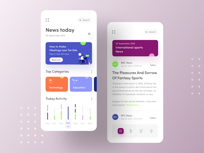 Design creative app ui by Designerhels | Fiverr