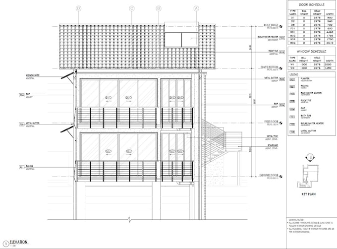 Provide architectural drawings in revit from concept sketch by ...