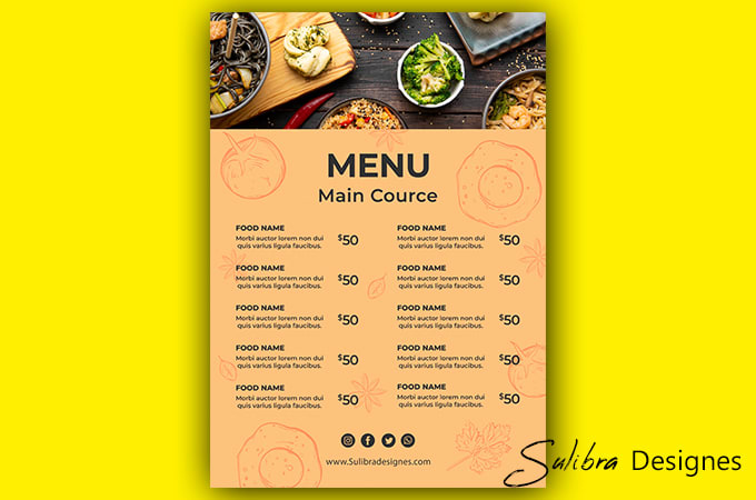 Design modern restaurant menu, digital menu design by Sulibradesignes ...