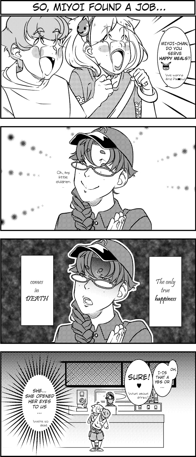 Happily draw a yonkoma for you by Gjapetronas | Fiverr