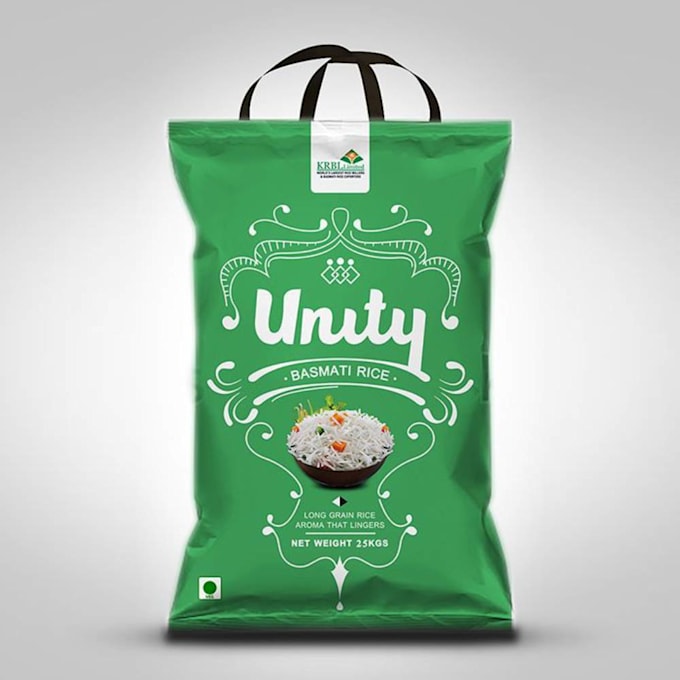 Create a beautiful rice bag design by Hddesignhq | Fiverr