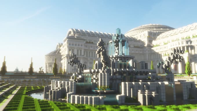 Build high detail minecraft buildings by Nezcoarts | Fiverr