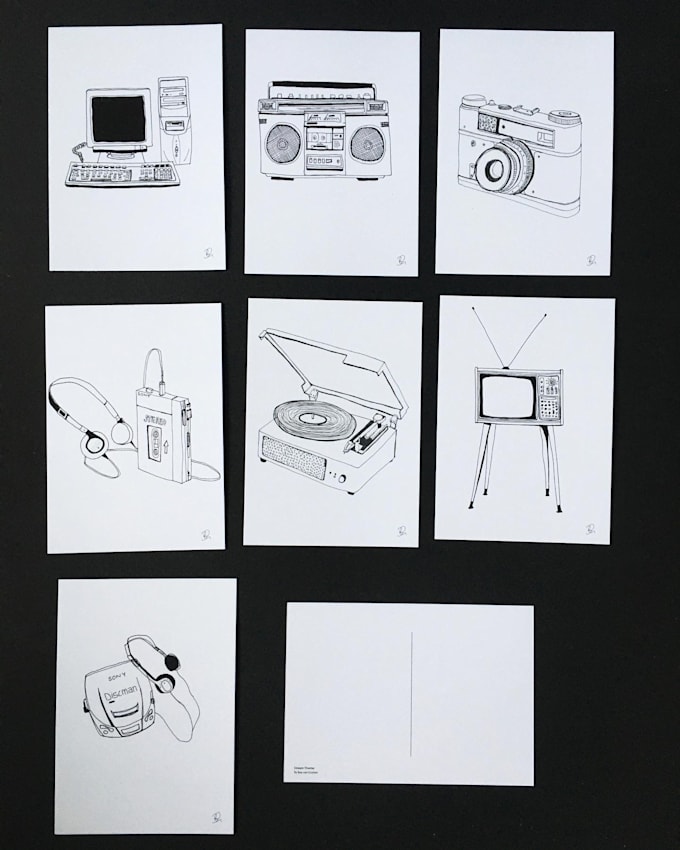 Draw any object for you by Beavangrutten | Fiverr