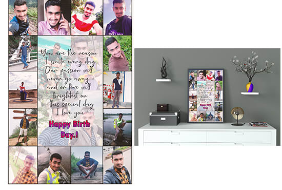 Create amazing unique collage photos for you by Digitalgalle14 | Fiverr