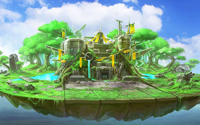 Design environment concept art for you by Aklareop | Fiverr