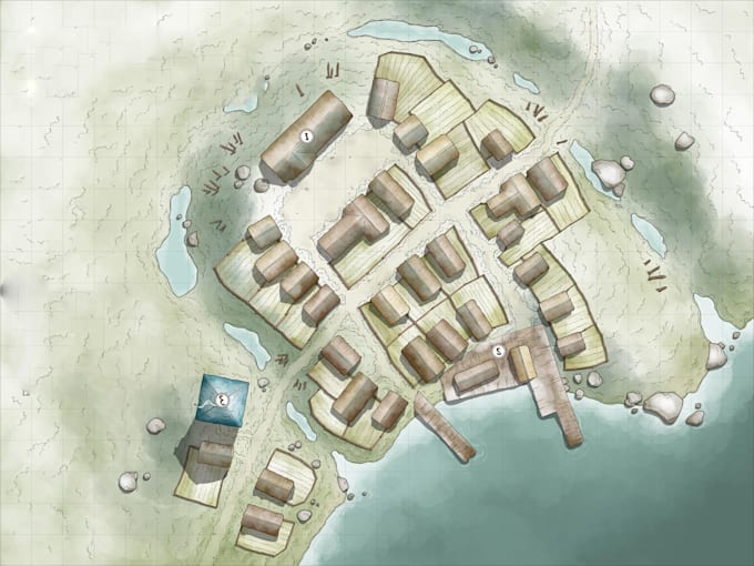 Build fantasy dnd map for your world by Mojaffor_vai | Fiverr