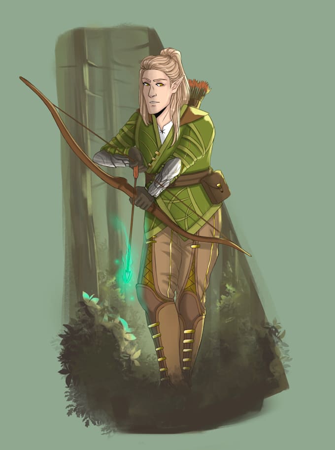 Create your dnd character design by Mirayladraws | Fiverr