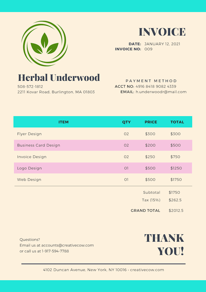 Design professional infographics, letterhead and invoice by Sumbal ...